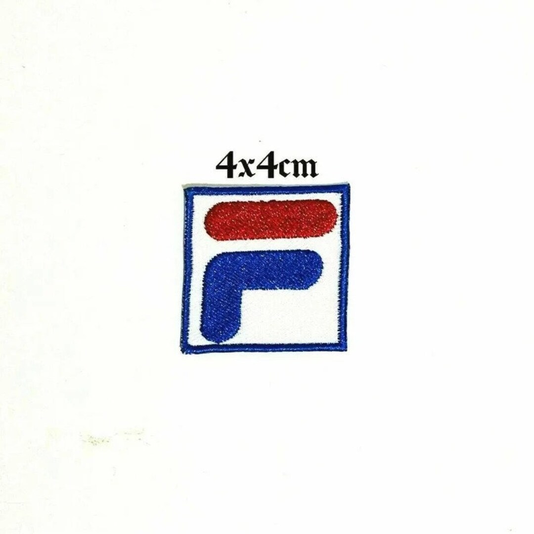 Fila Logo Iron on Sew on Embroidered Fancy Dress Transfer ...