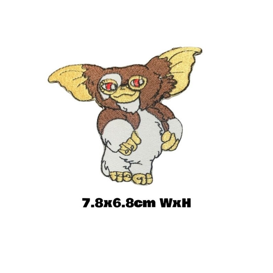 The Gremlins Film Gizmo Mogwai Embroidered Patch Badge Iron/sew ...