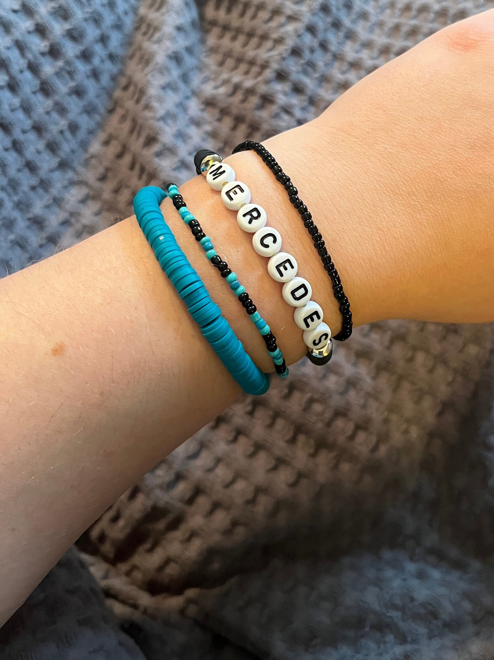 Mercedes Formula 1 Beaded Fan Bracelet - Etsy Canada