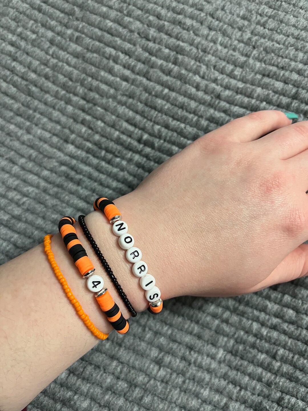 Lando Norris Formula 1 Beaded Fan Bracelet 2024 - Etsy