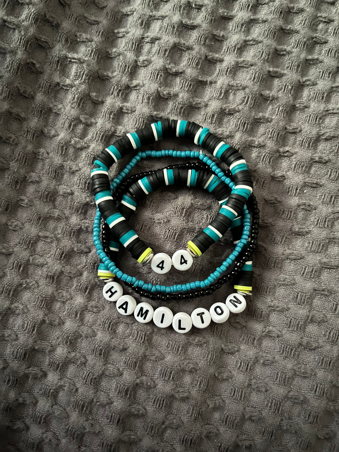 Lewis Hamilton Formula 1 Beaded Fan Bracelet - Etsy Canada