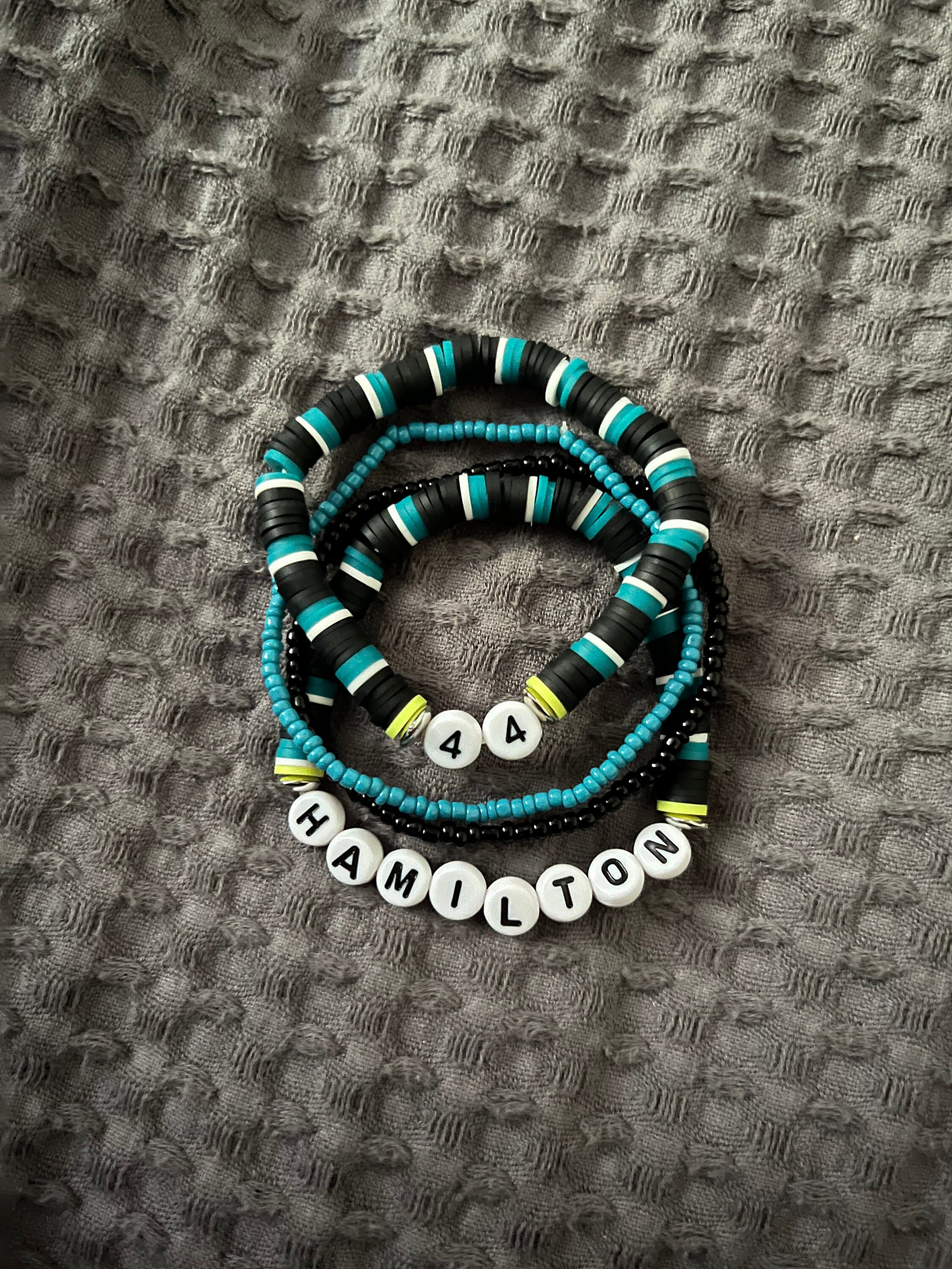 Lewis Hamilton Formula 1 Beaded Fan Bracelet - Etsy Canada