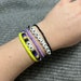 Lewis Hamilton Formula 1 Beaded Fan Bracelet Purple/neon Yellow - Etsy