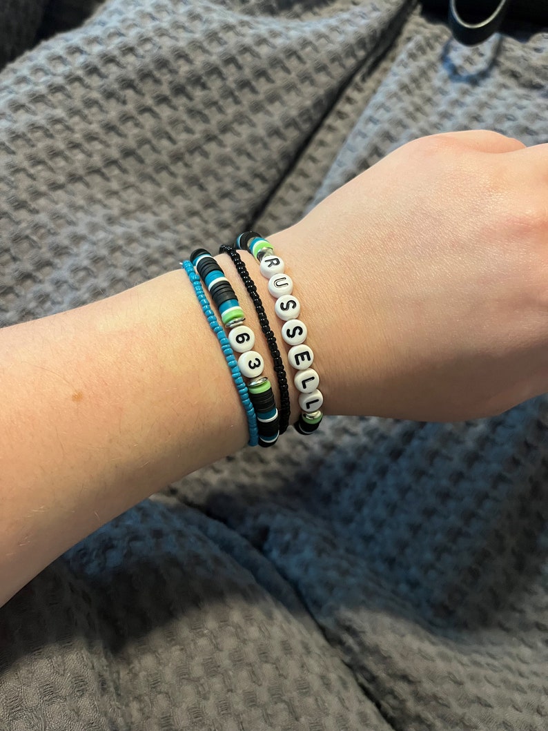 George Russell Formula 1 Beaded Fan Bracelet - Etsy