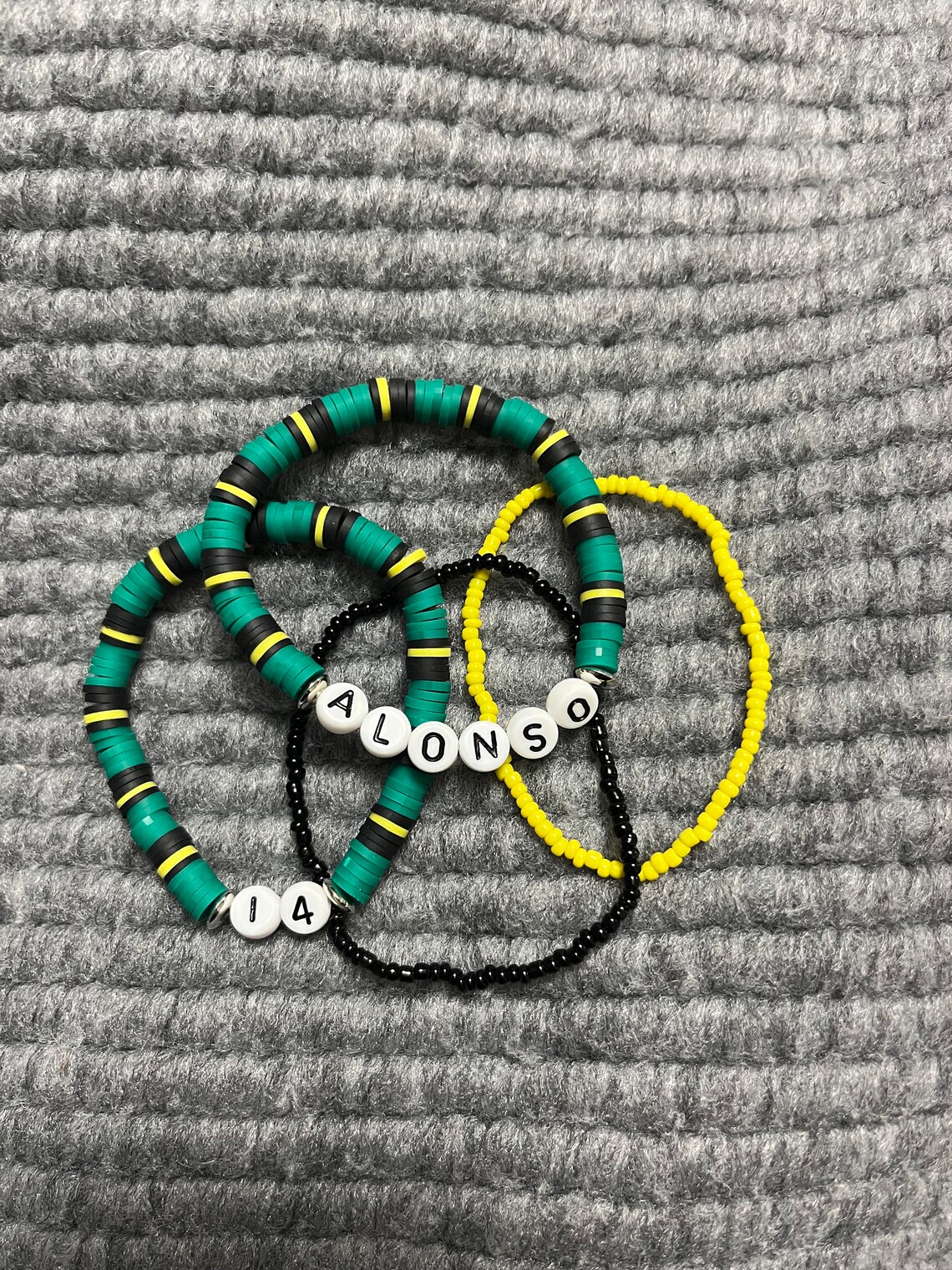 Fernando Alonso Formula 1 Beaded Fan Bracelet - Etsy Canada