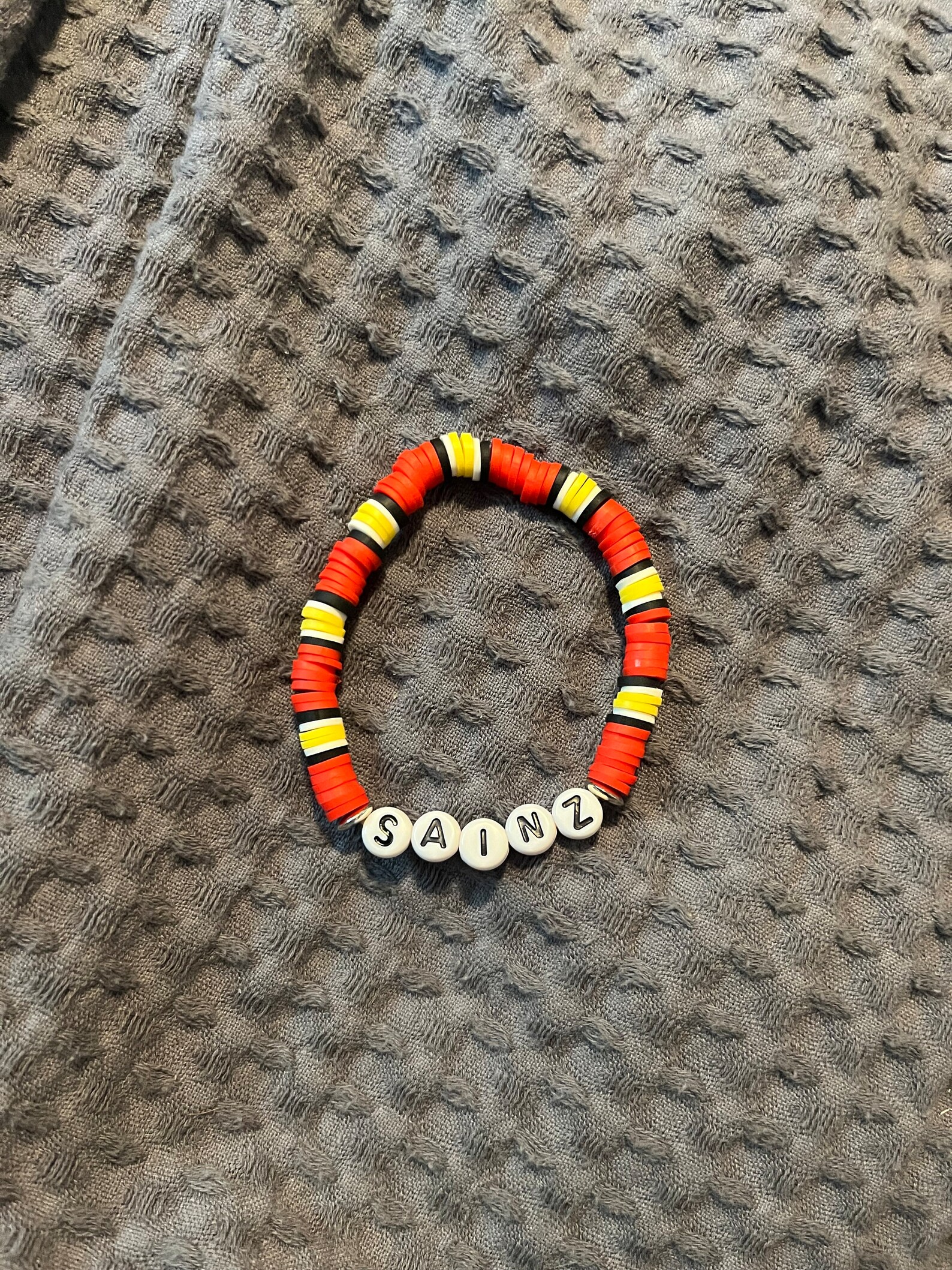 Carlos Sainz Formula 1 Beaded Fan Bracelet - Etsy
