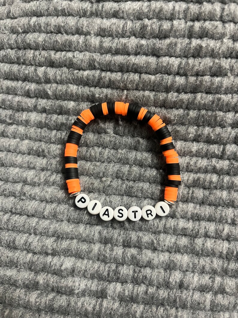 Oscar Piastri Formula 1 Beaded Fan Bracelet 2024 - Etsy