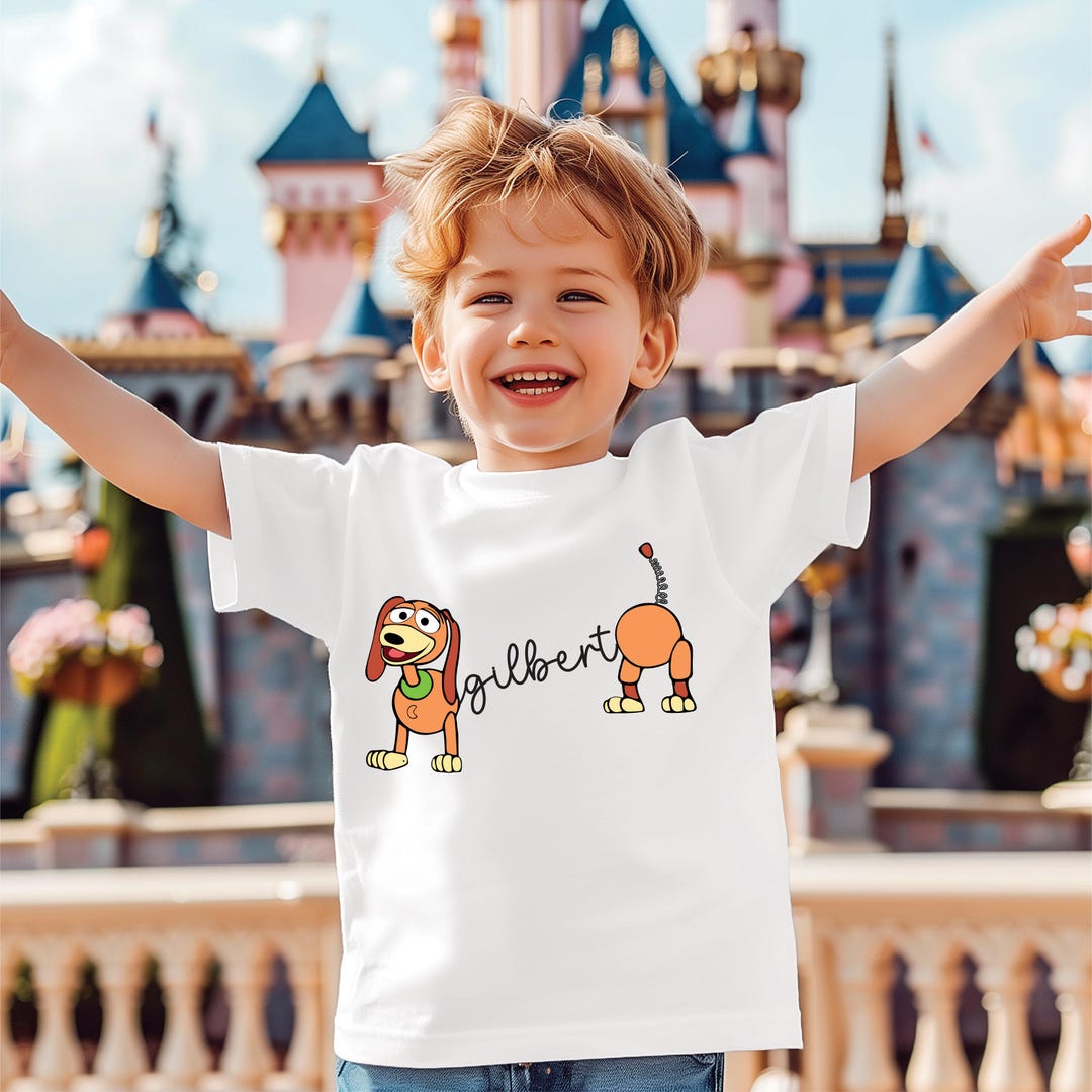 Slinky Dog Custom Name Shirt, Toy Story Sweatshirt, Disney Character ...