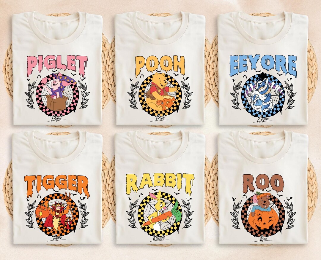 Disney Winnie the Pooh Halloween Shirt, Winnie and Co Family Sweatshirt ...