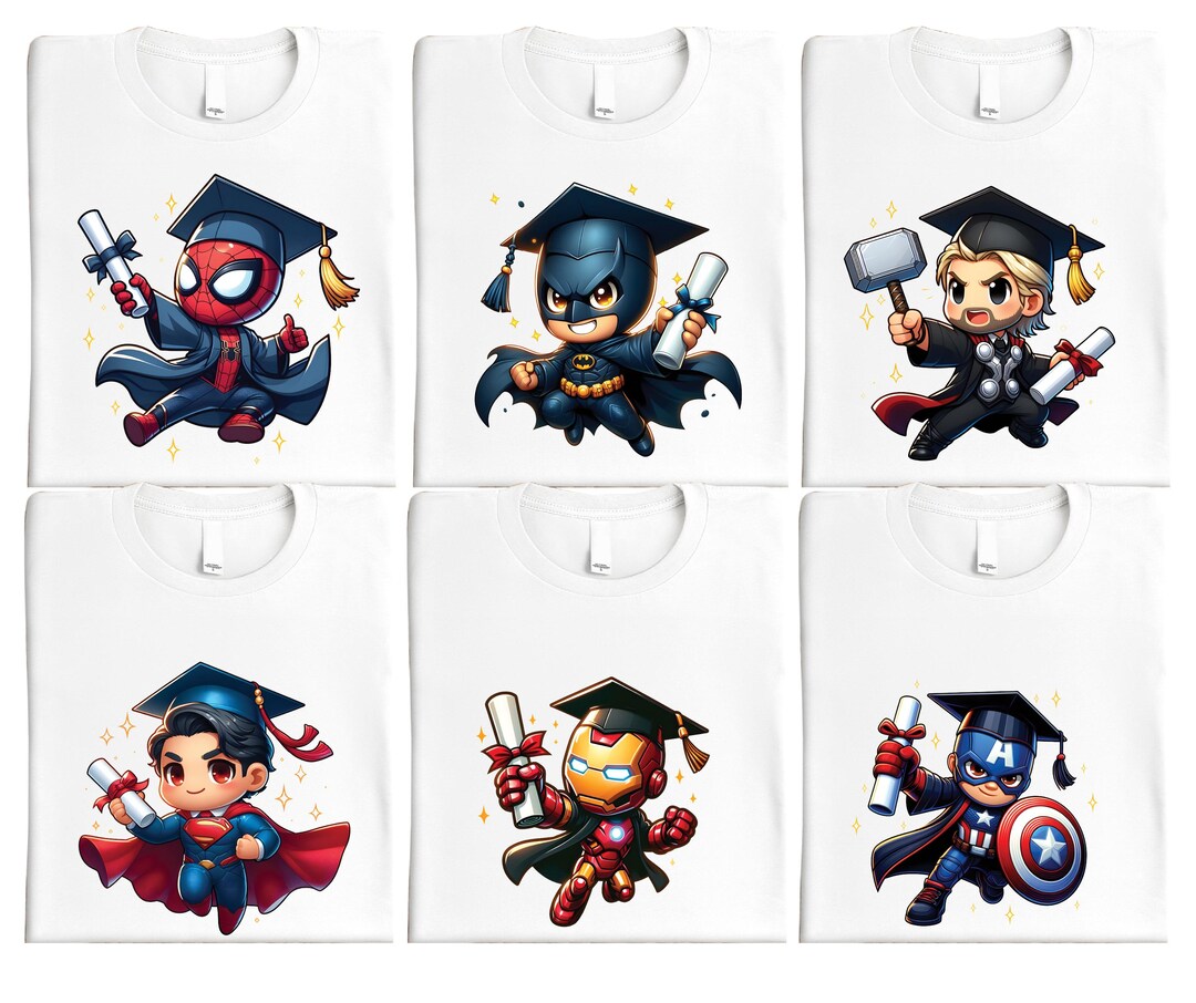 Marvel Avengers Graduation Shirt, Grad Celebration Marvel T-shirt ...