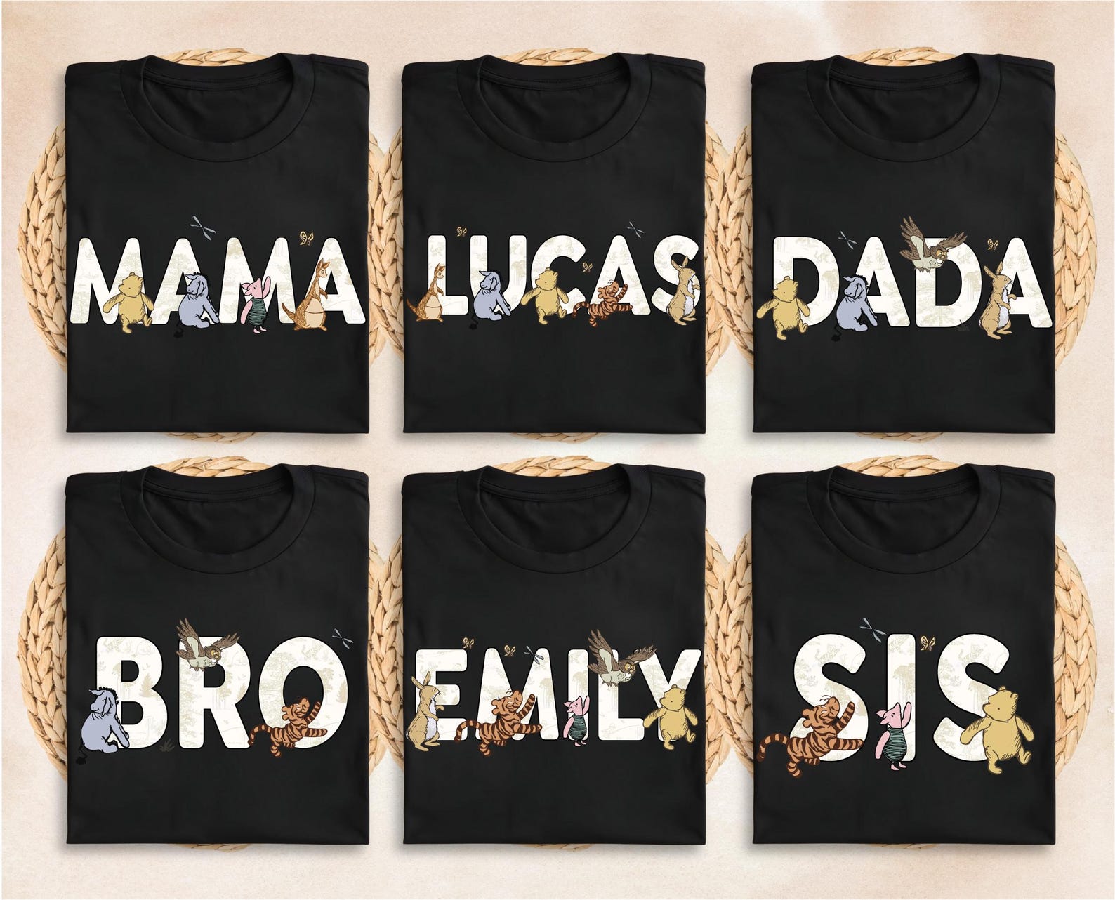 Custom Auntie Shirt, Cute Character Tee, Family Adventure Shirt, Group ...