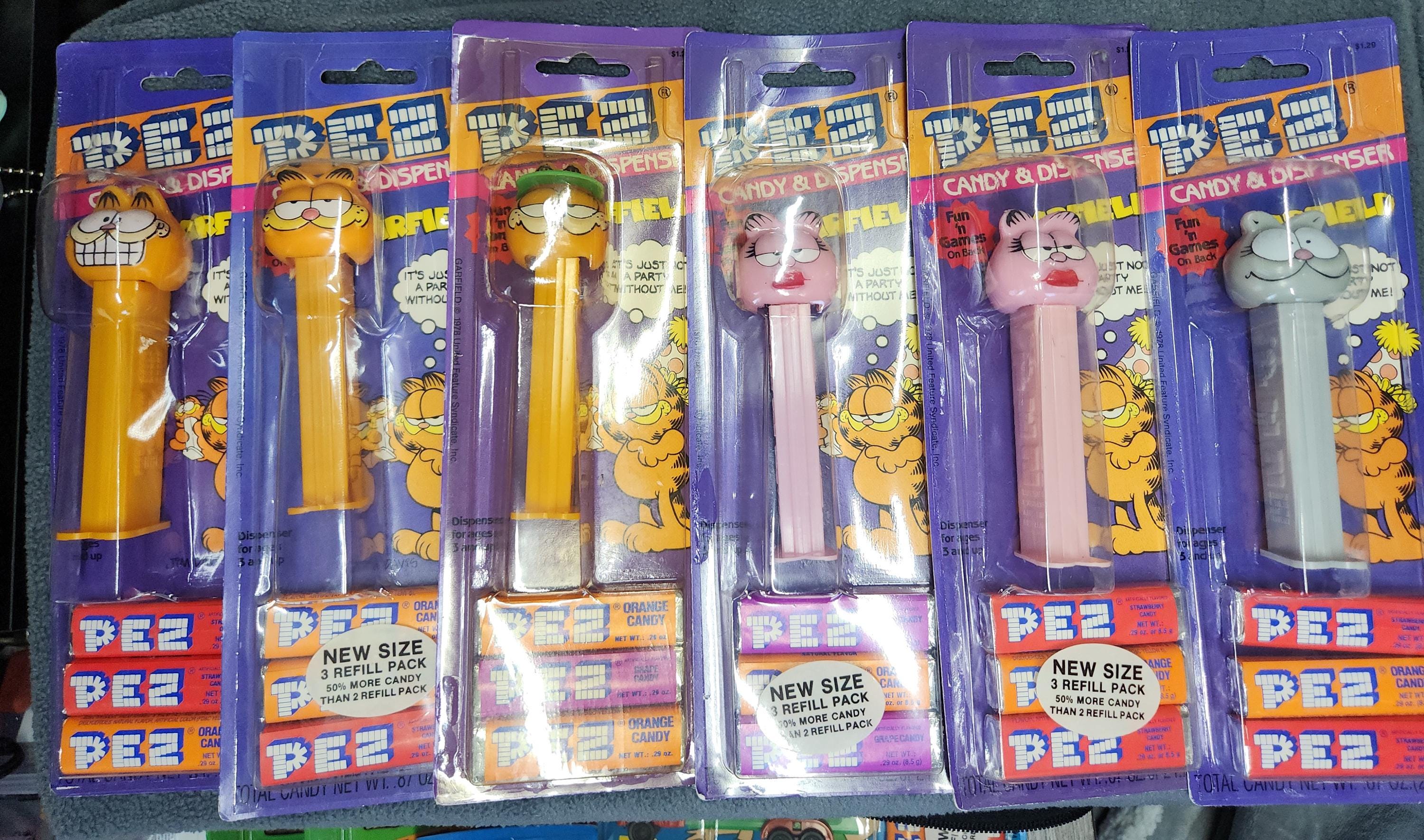Vintage Pez Dispensers. Garfields and Friends and Variations. - Etsy