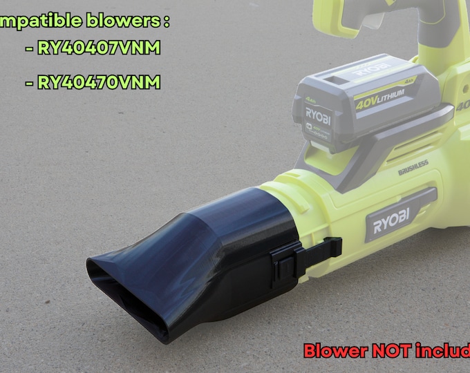Ryobi Leaf Blower Flat Nozzle Attachment Tip, Better Air Flow for Ryobi ...