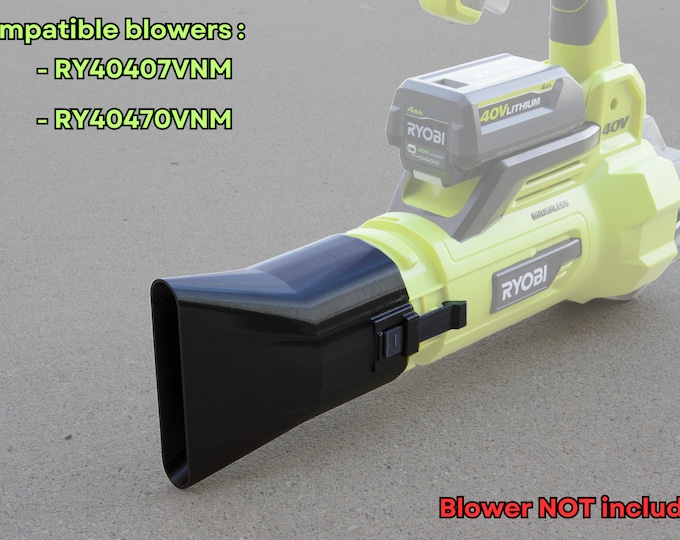 Ryobi Leaf Blower Flat Nozzle Attachment Tip, Better Air Flow for Ryobi ...