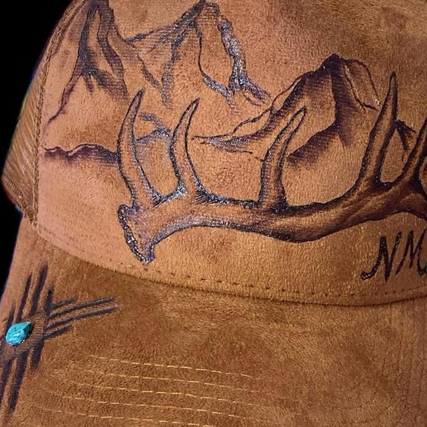 Burnt Trucker Caps - Etsy UK