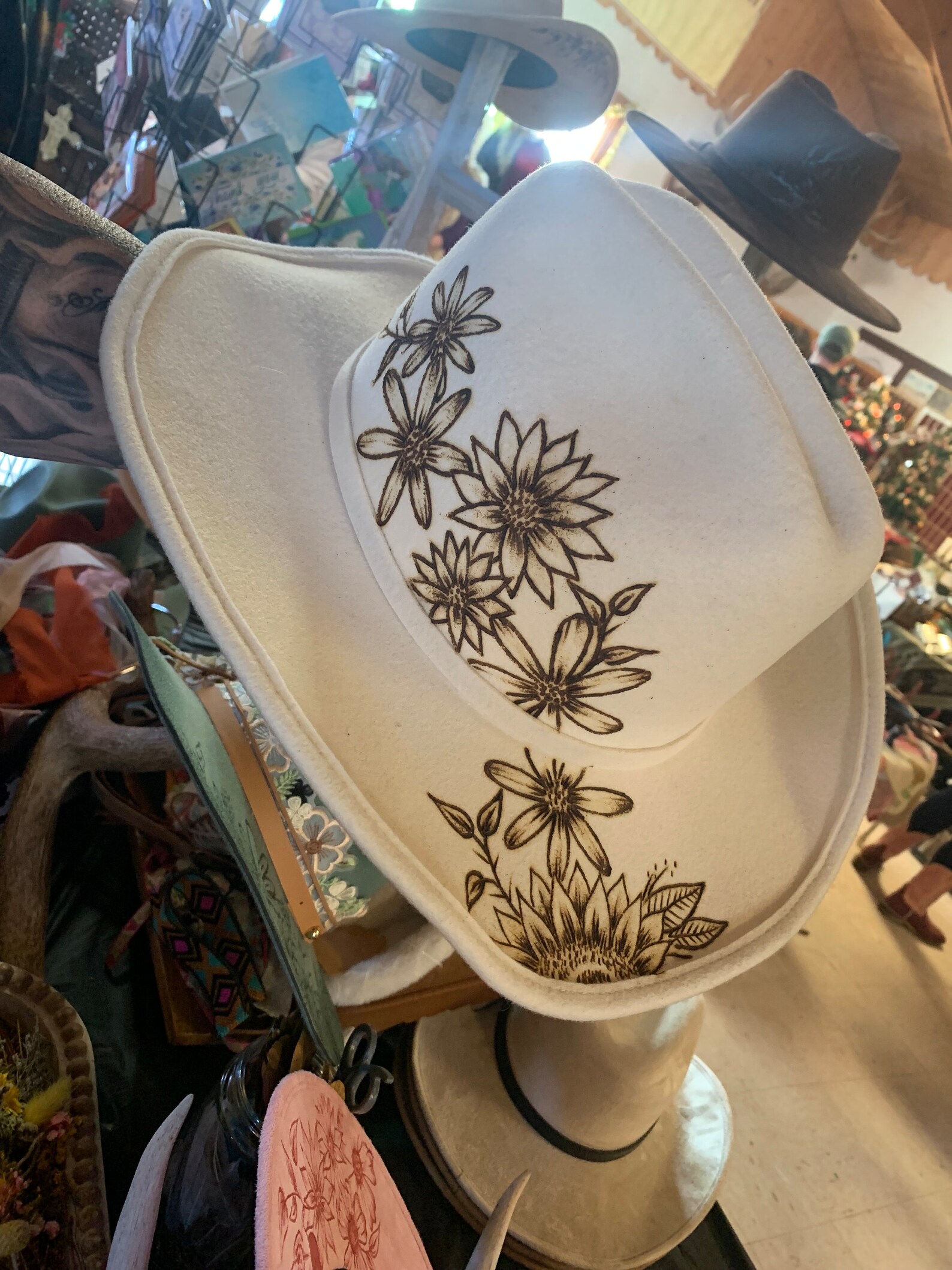 Custom Hand Burned Hat: Personalized Artwork & Hat Band - Etsy