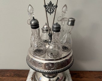 Antique Victorian Cruet Set by Simpson Hall Miller & Co - Etsy