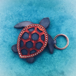 Unique Sea Turtle Key Ring, Keychain, Zipper Pull, Sea Turtle Charm - Etsy