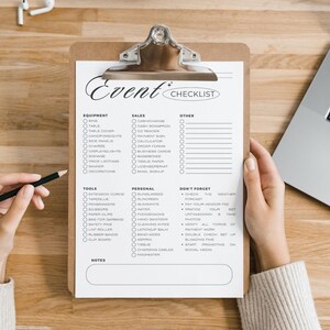 Pop-up Shop Checklist, Vendor Event Planner (PDF Download) - Etsy