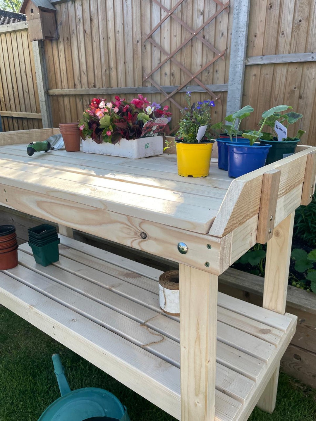 Deluxe Artisan Potting Table - Etsy UK