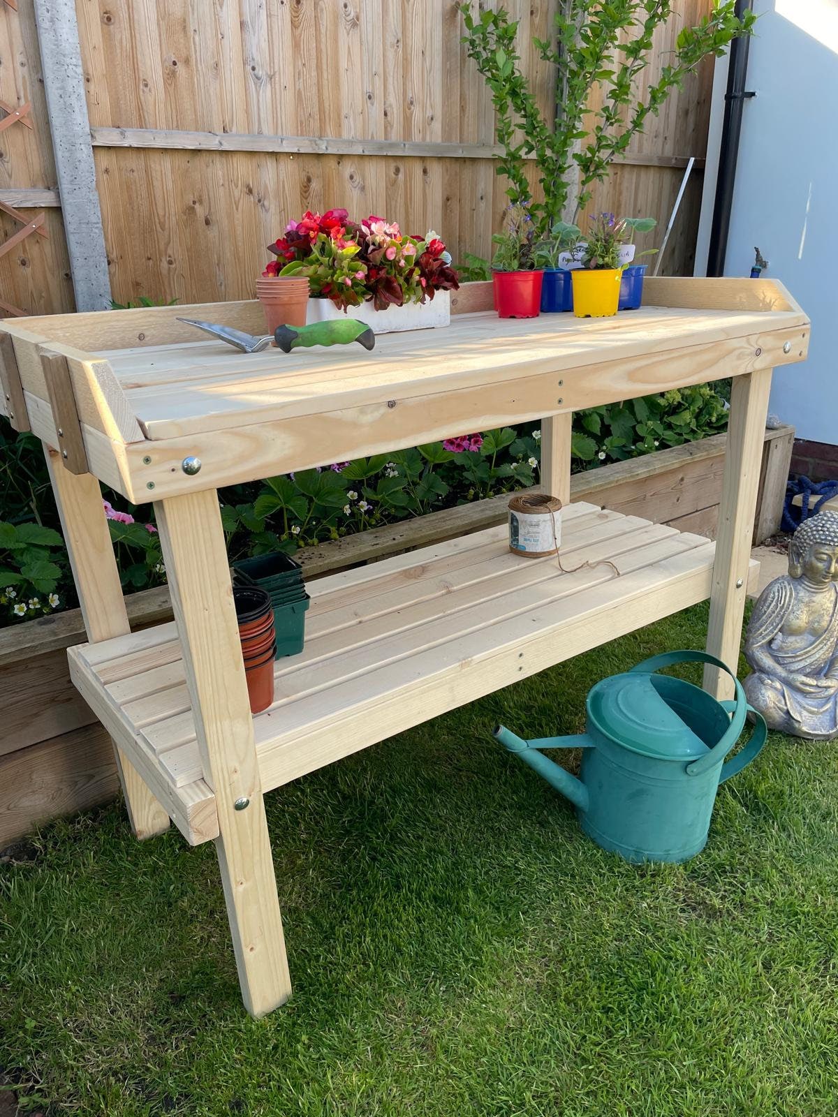 Deluxe Artisan Potting Table - Etsy UK