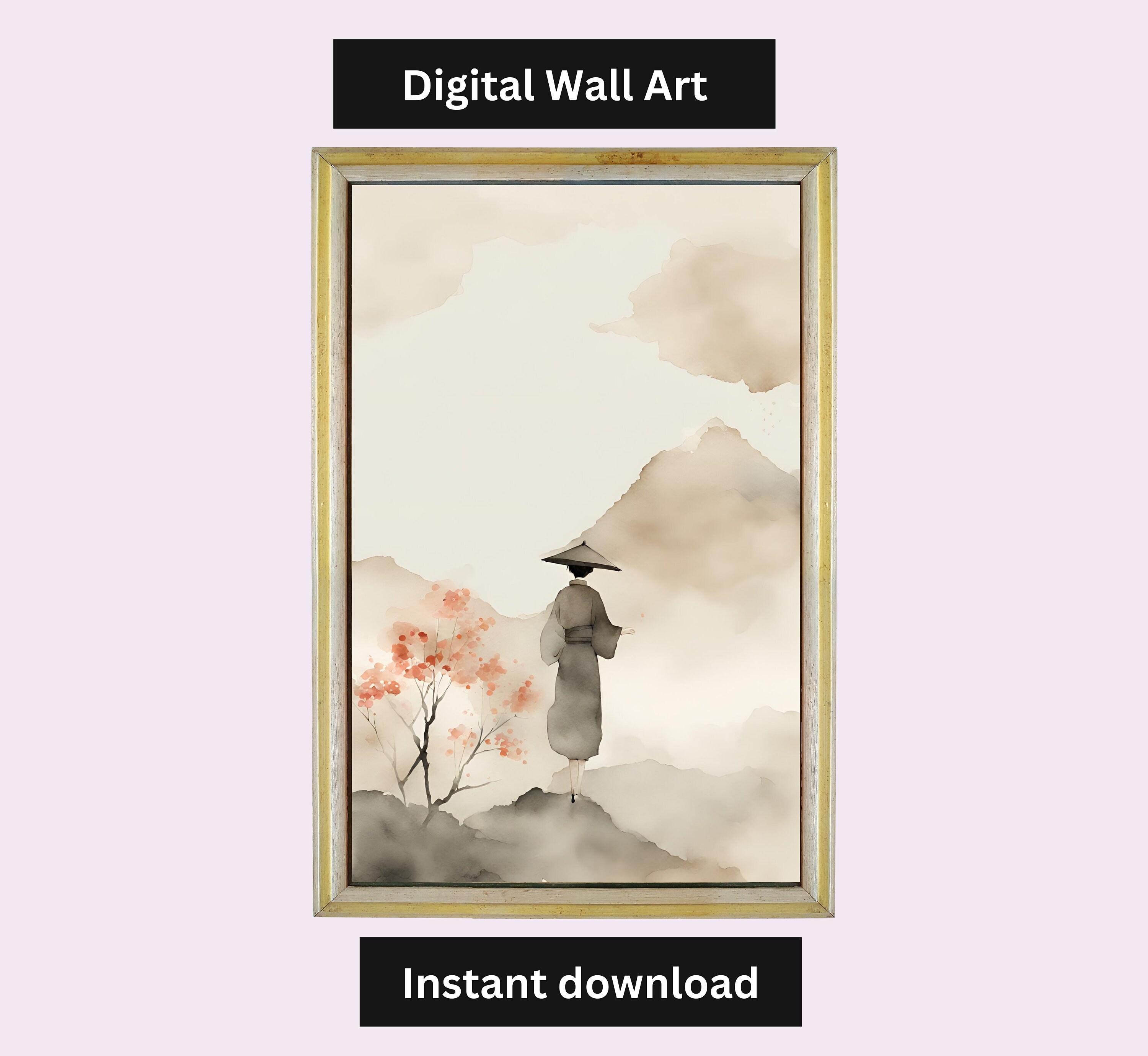 Wabi Sabi Wall Art Printable, Japandi Gallery Wall Set of 3, Neutral Abstract Art, Earth Tone ...