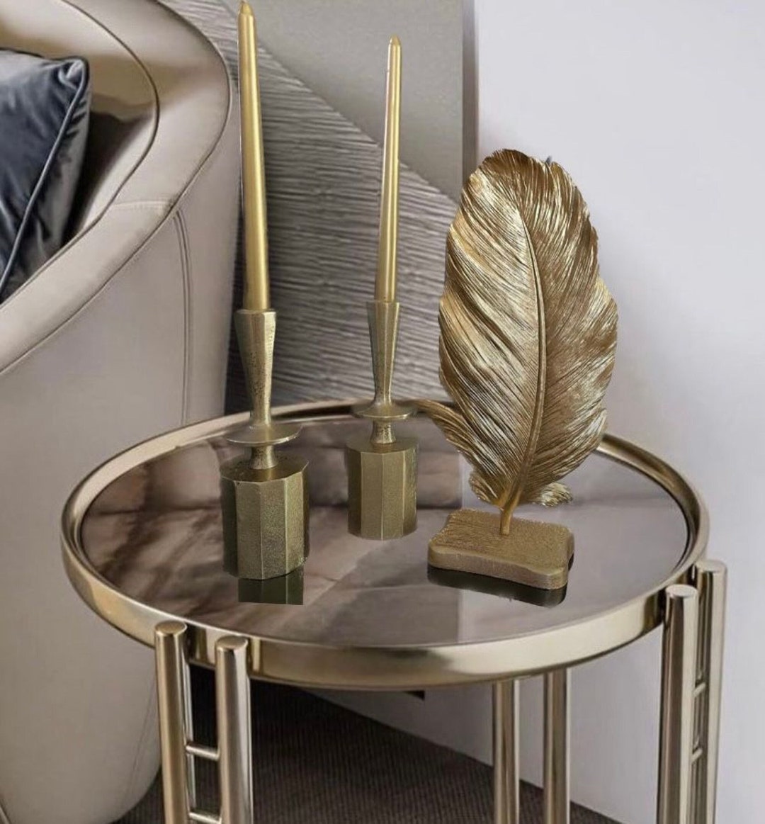 Feather Sculpture, Feather Figure, Feather Ornament, Table Top Decor ...