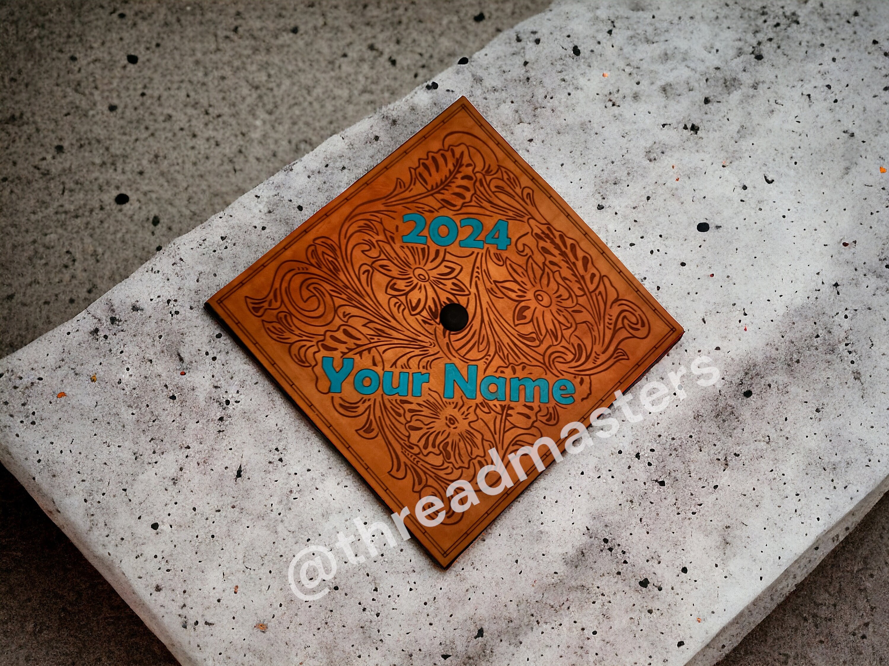 Leather Graduation Cap Topper - Etsy