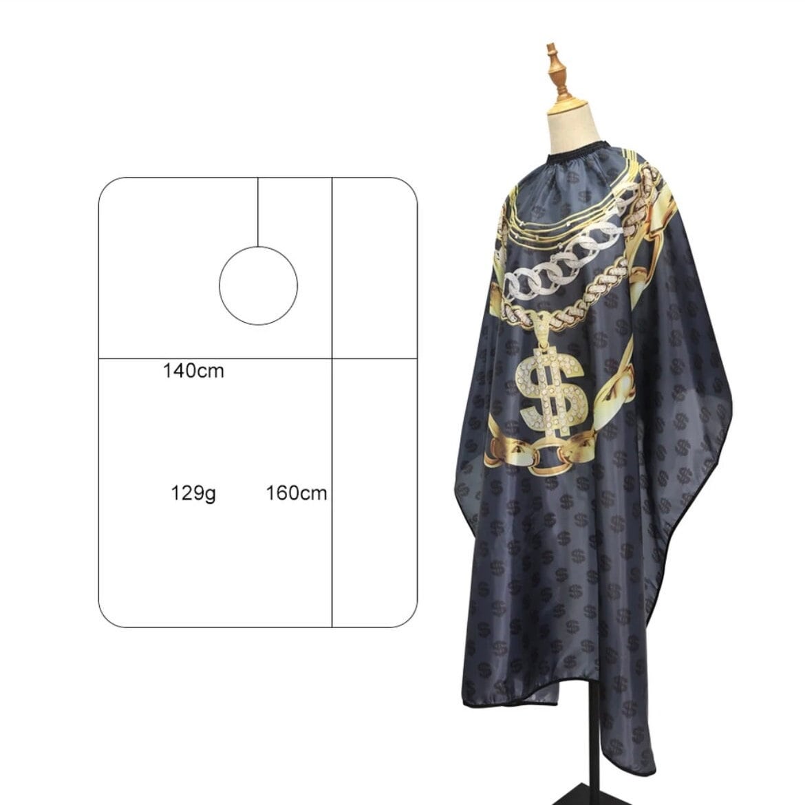 Gangster/ Chain Barbers Cape - Etsy