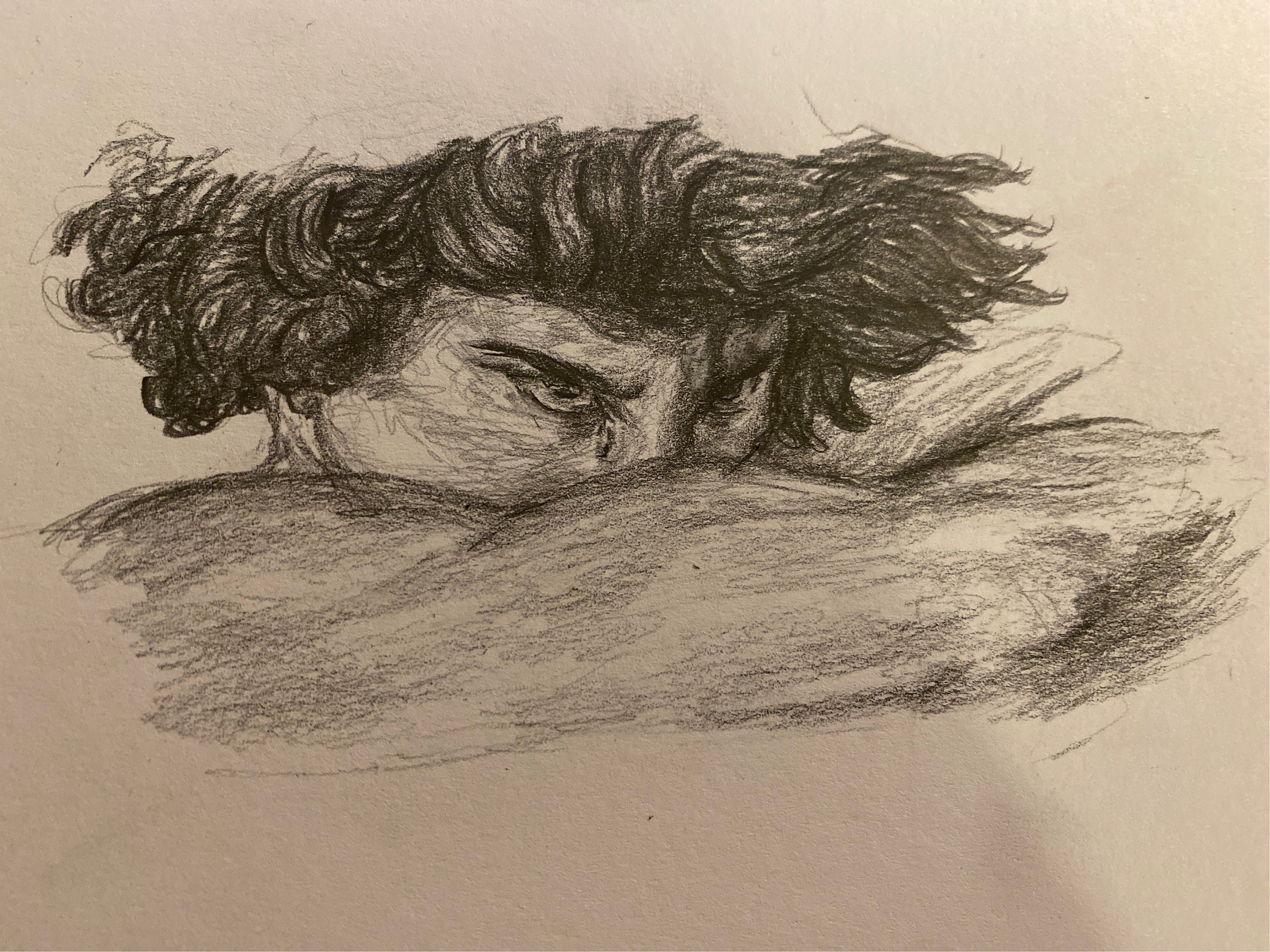 El dibujo del angel caido - Etsy México