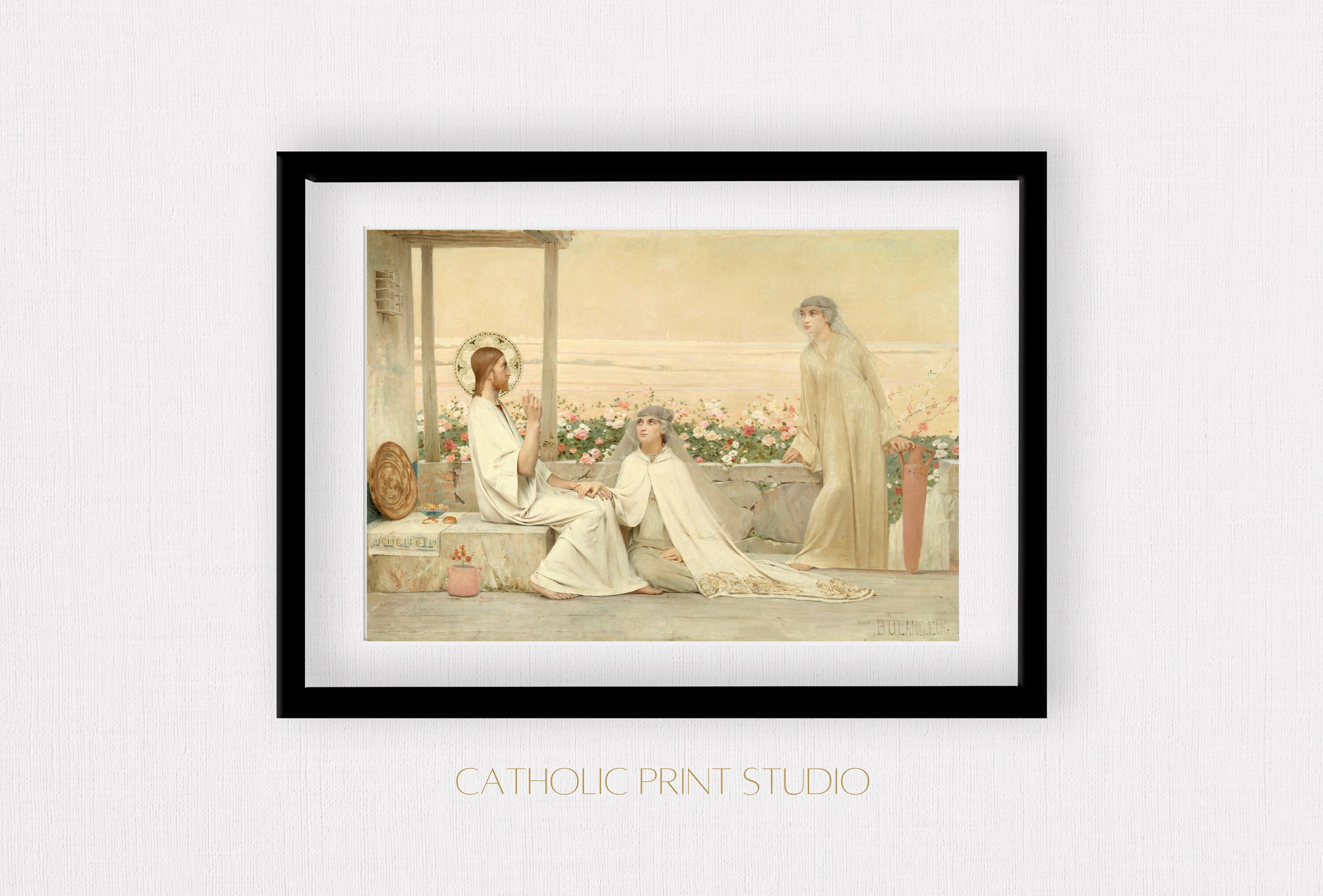 INSTANT DOWNLOAD Vintage Christ in the House of Martha and - Etsy