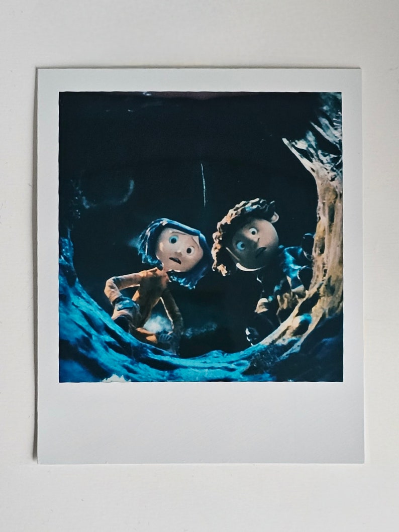 Coraline Movie Scene Wybie Well Polaroid Photo christmas Gift, Tim ...