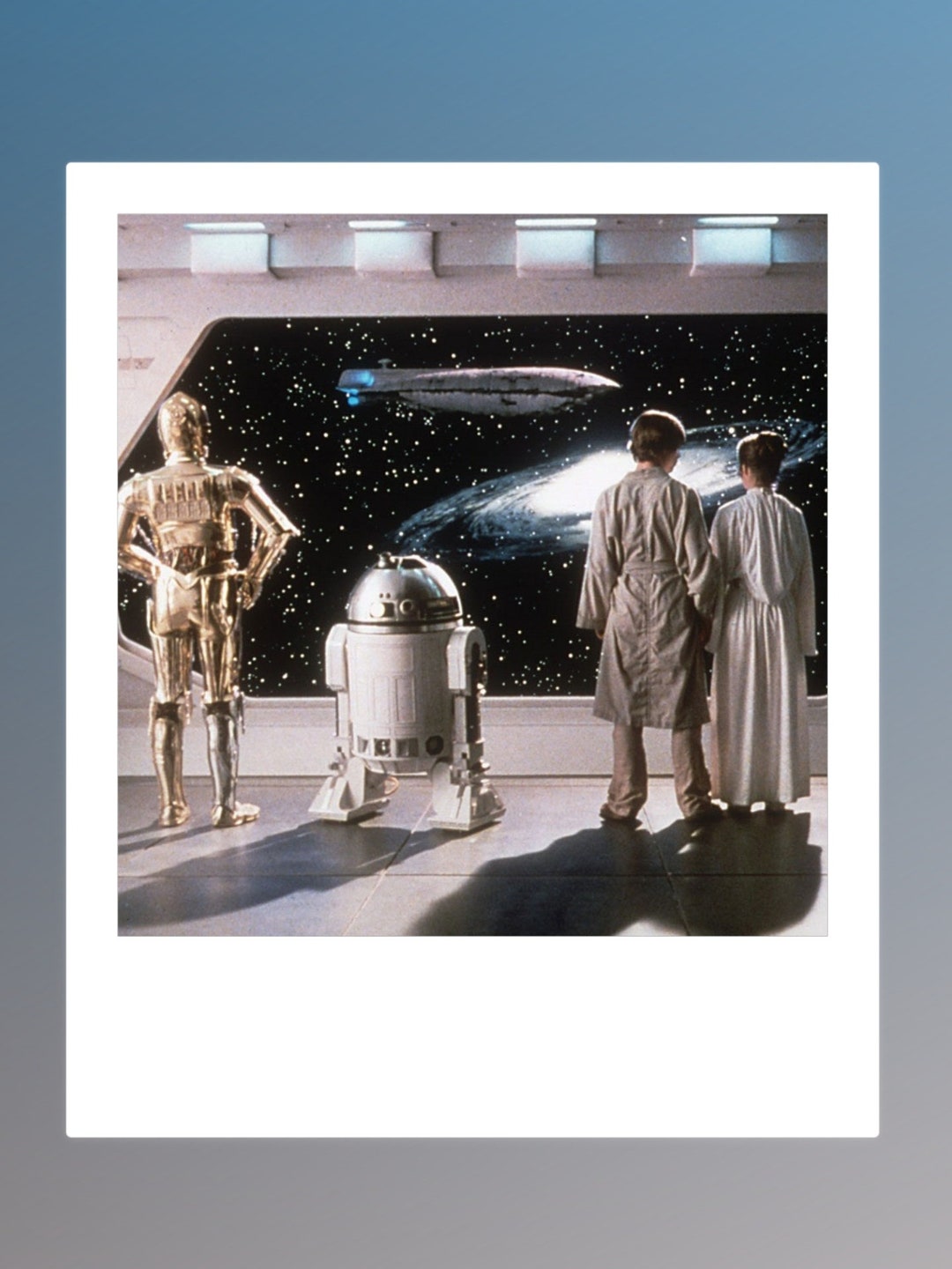 Star Wars Empire Strikes Back Movie Scene C3P0 R2D2 Luke - Etsy