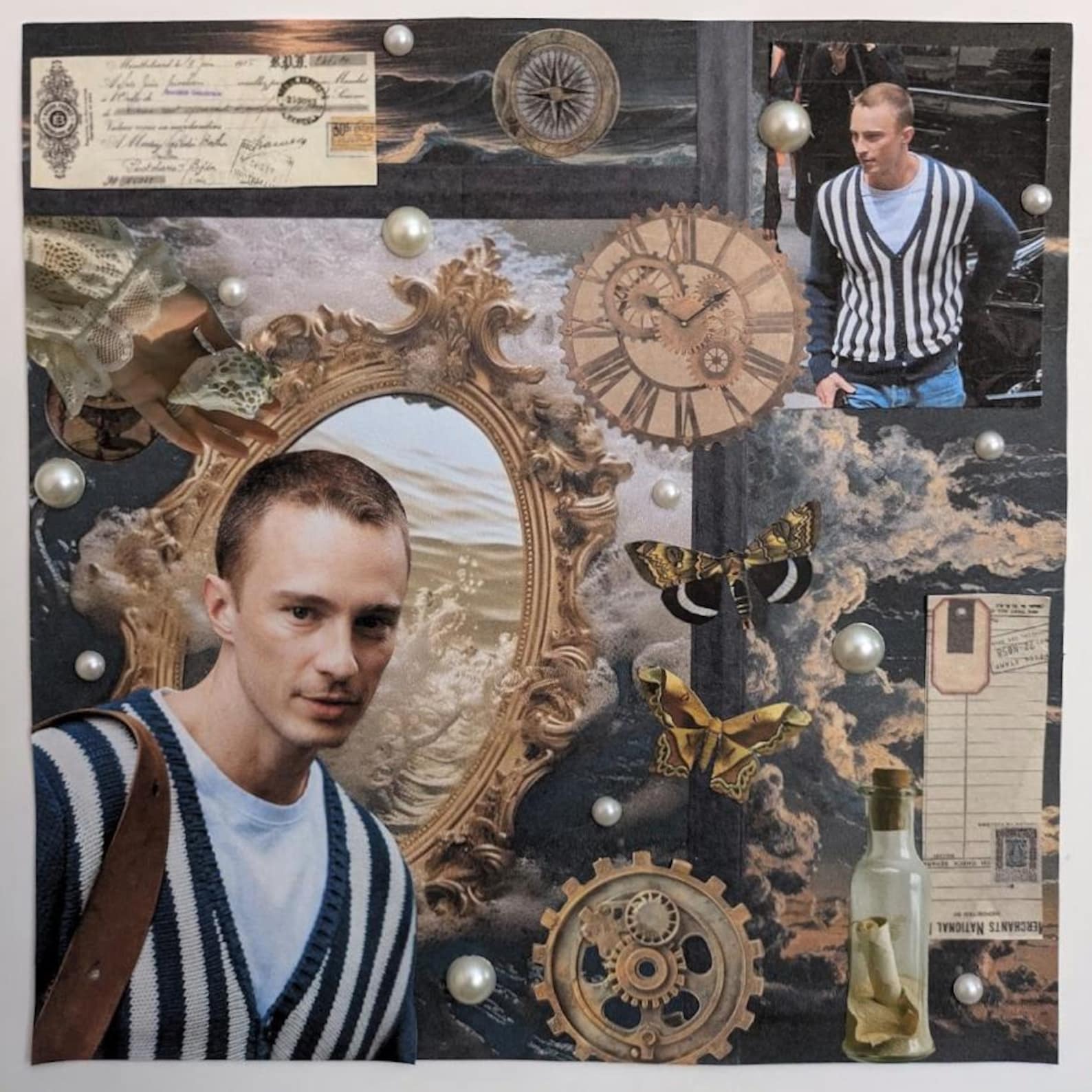 Drew Starkey Handmade Collage - Etsy