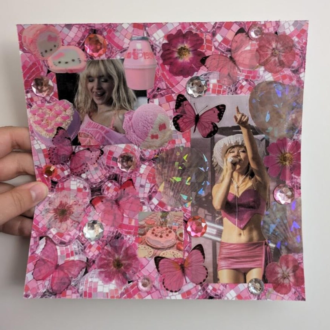 Sabrina Carpenter Handmade Collage - Etsy