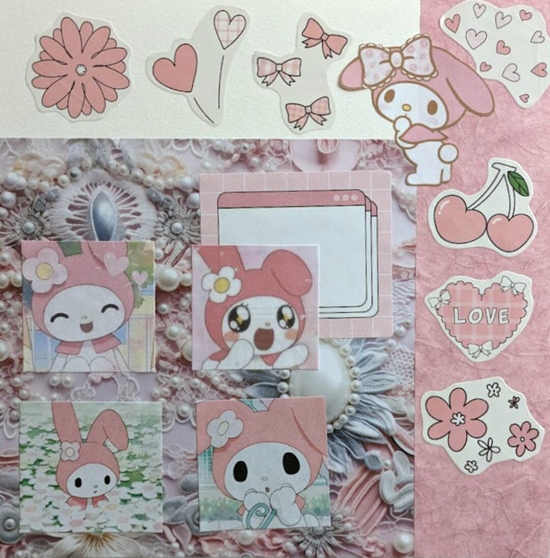 My Melody Handmade Collage - Etsy