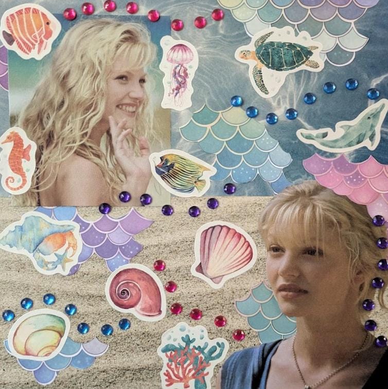 Rikki H2O: Just Add Water Handmade Collage - Etsy