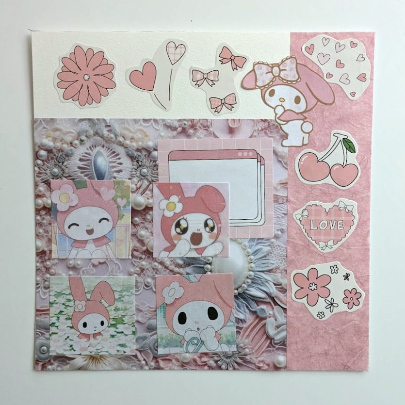 My Melody Handmade Collage - Etsy