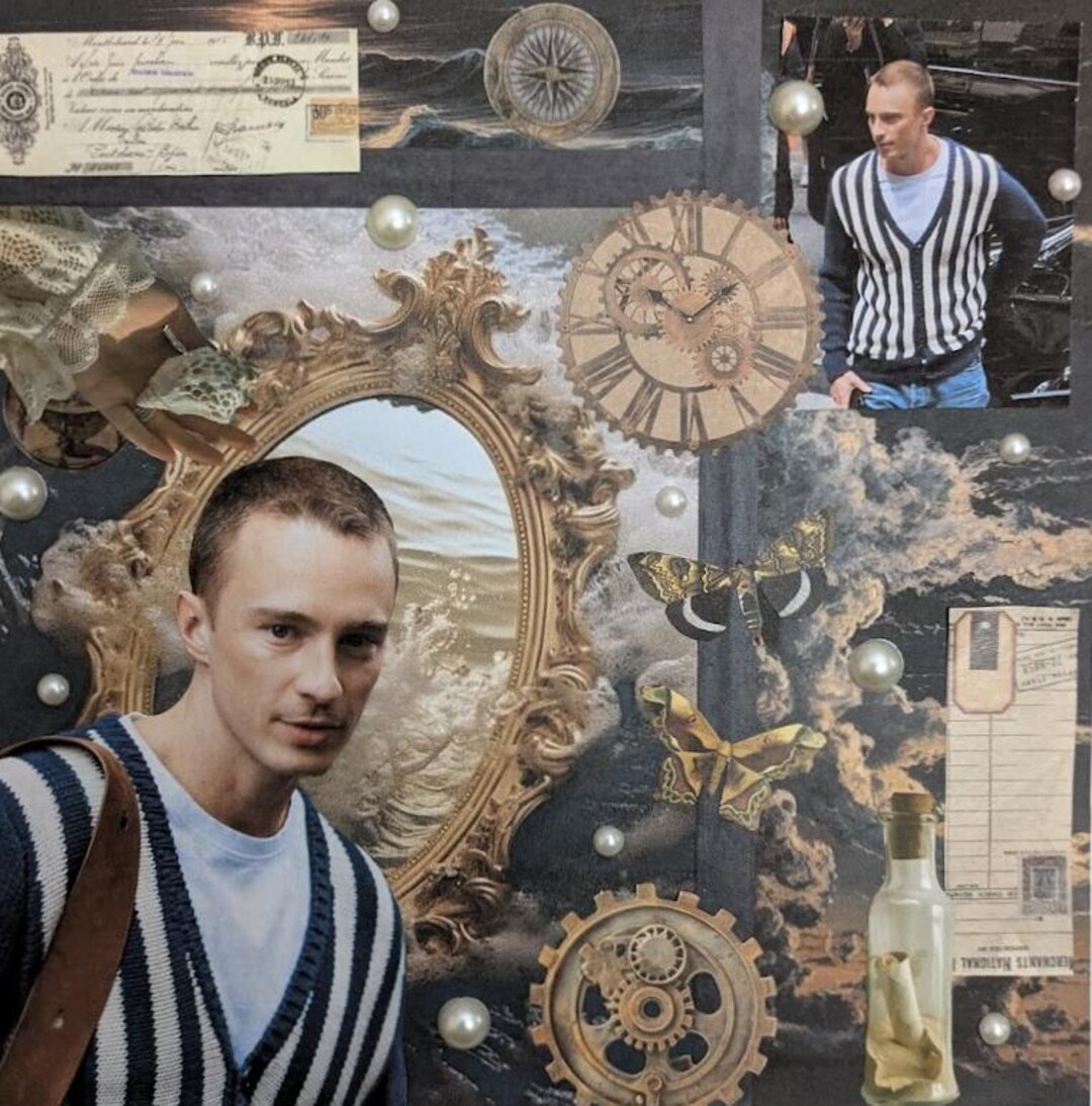 Drew Starkey Handmade Collage - Etsy