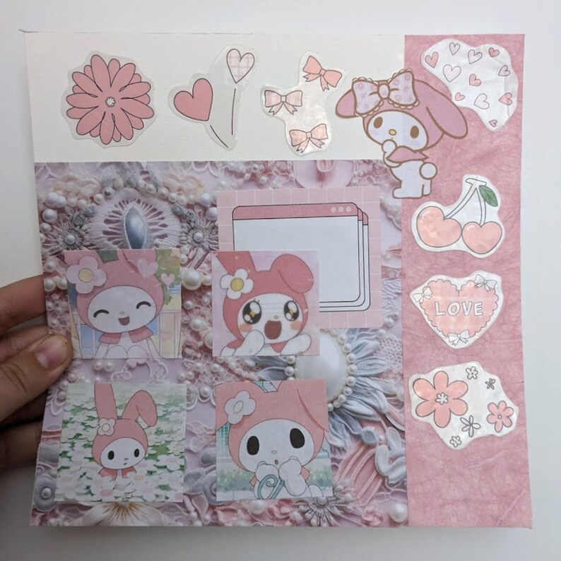 My Melody Handmade Collage - Etsy