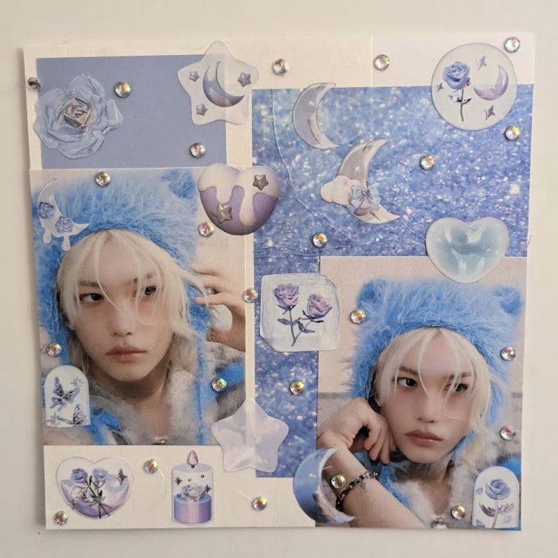 Felix Yongbok Lee stray Kids Handmade Collage - Etsy