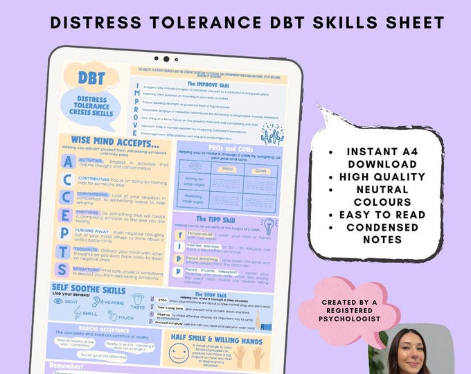 SELF-SOOTHE Skill DBT for Kids - Etsy Canada