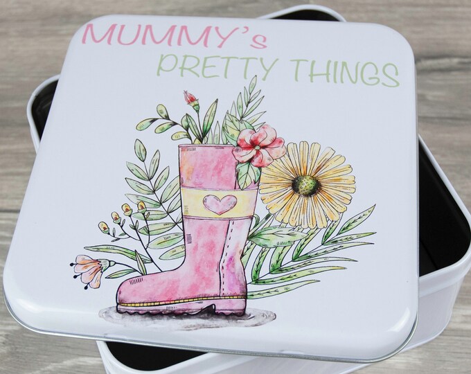 Personalised Keepsake Tin Pastel Edit - Etsy