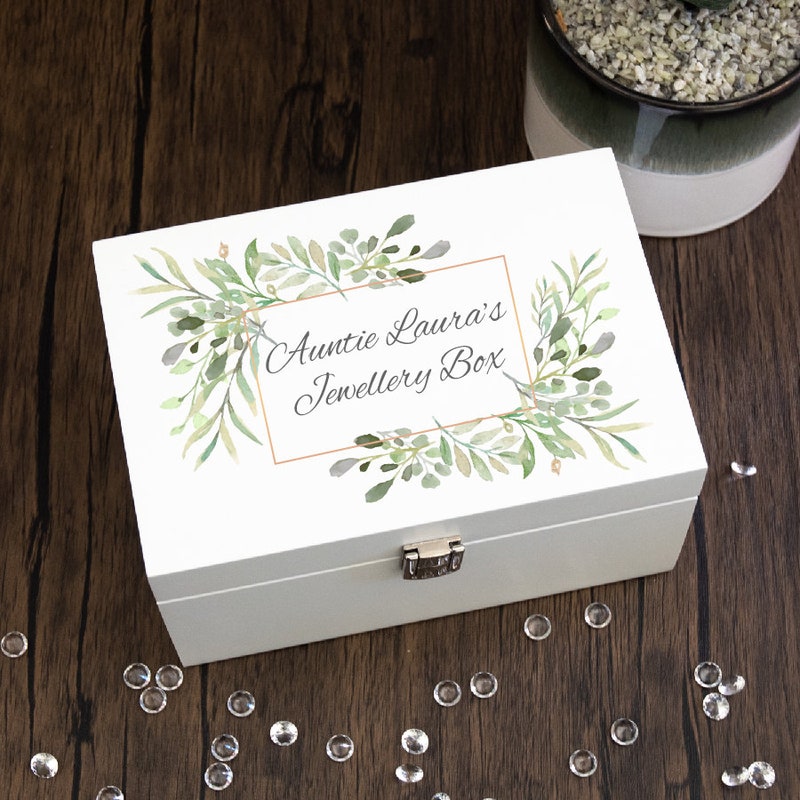 White Jewelry Box - Etsy