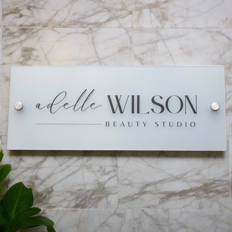 Business Logo on Stand - Etsy UK