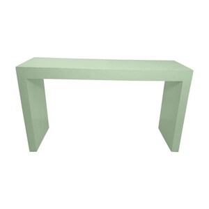 Late 20th Century Parsons Style Mint Green Console Table - Etsy