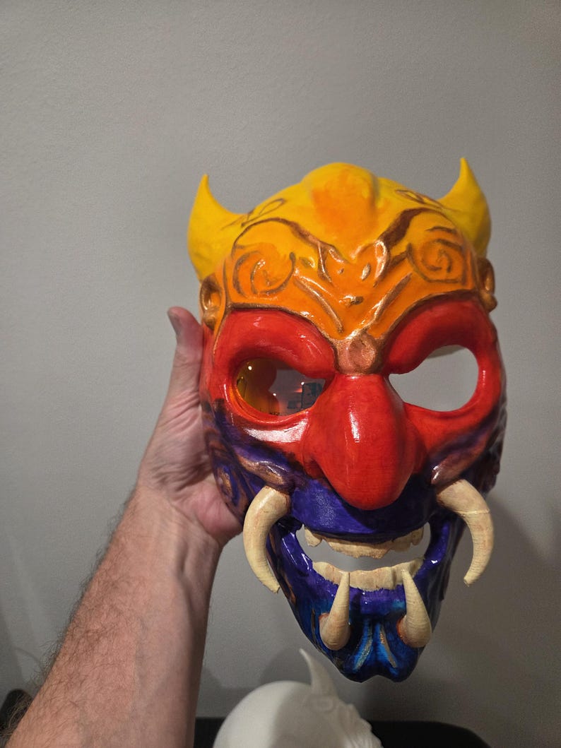 3D Printable Brujo Mask STL File: Witch Cosplay, Masquerade Decor - Etsy