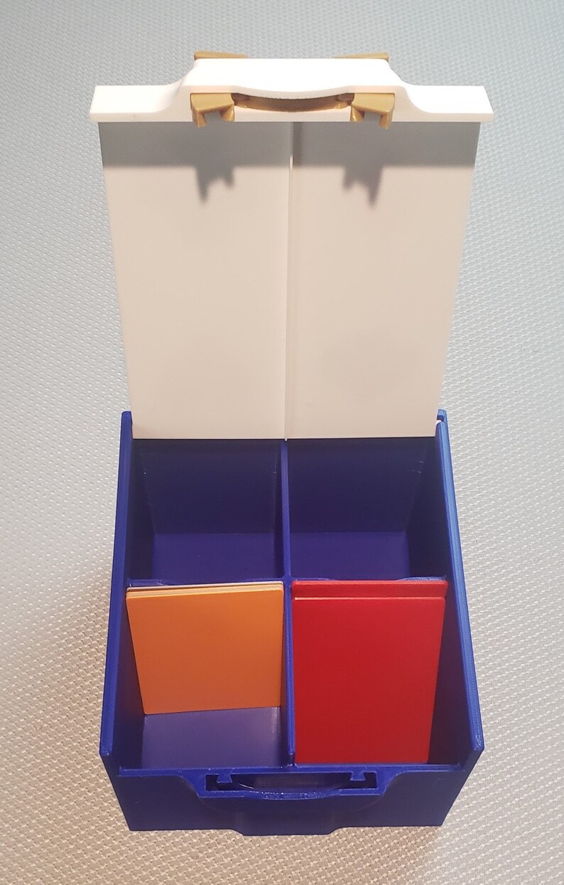 3D Print Card Box STL Files: Trick Latch, Holds 16 Decks - Etsy