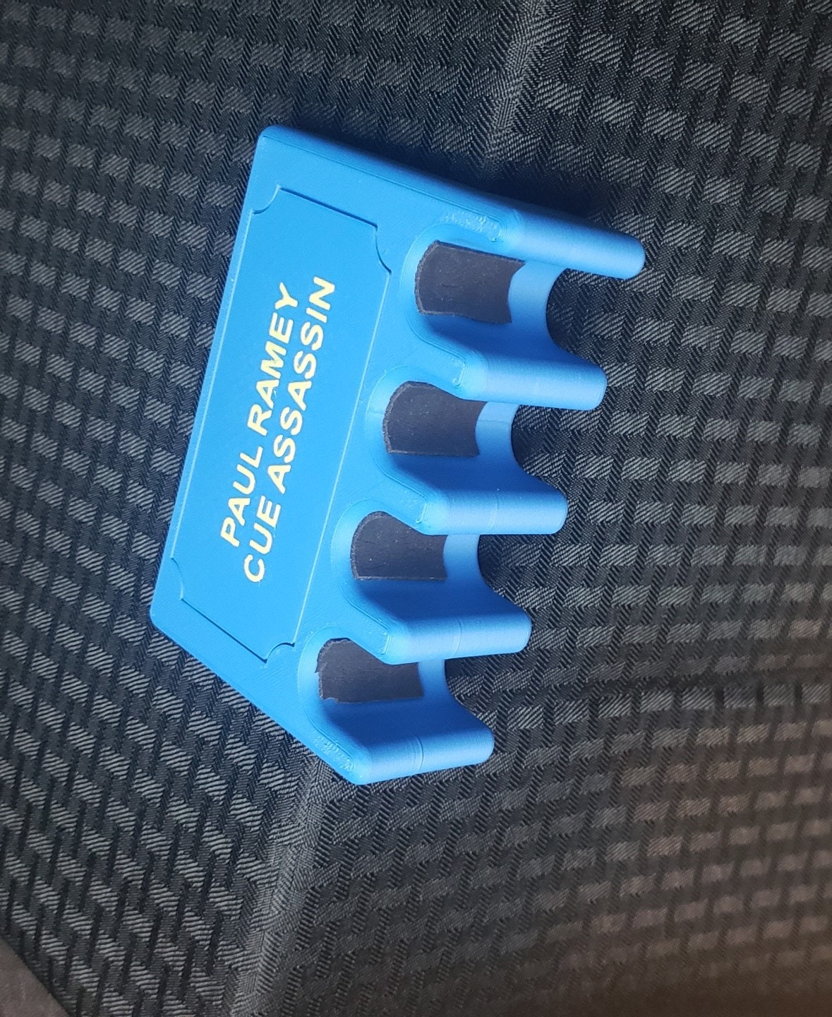 Stl Files for 3D Print Pool Cue Holder With Name Plate and Weight ...