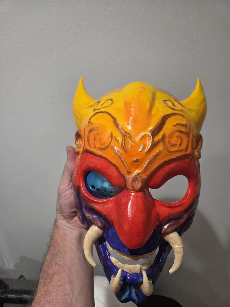 3D Printable Brujo Mask STL File: Witch Cosplay, Masquerade Decor - Etsy